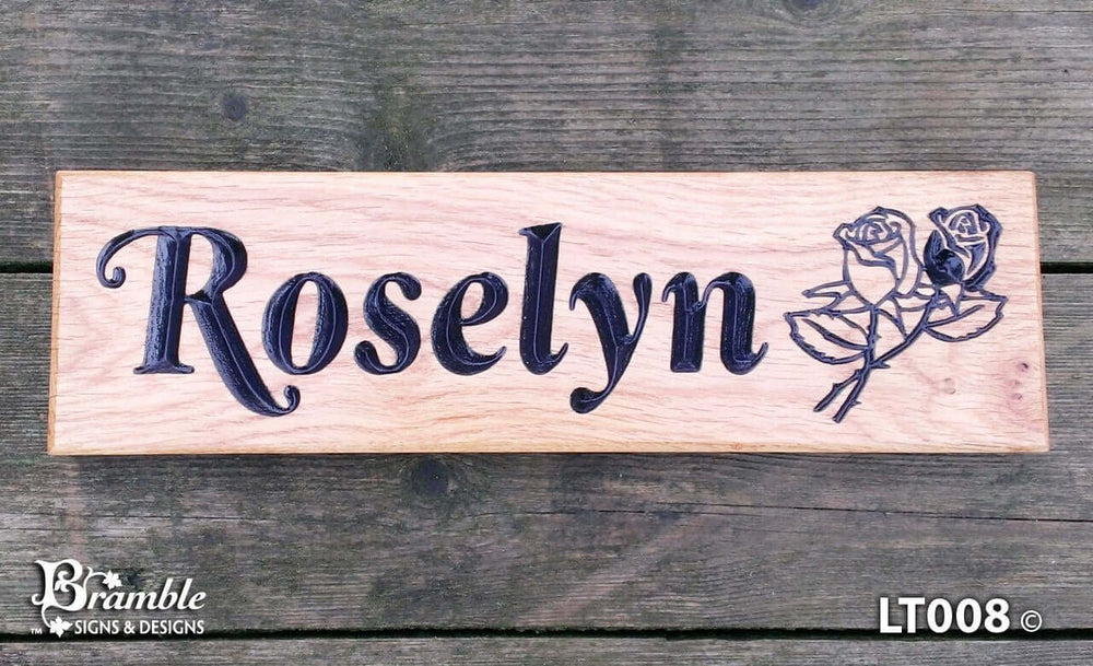 Long Thin House Sign 380 x 110mm